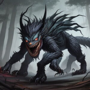 Capelobo - Lenda sombria - Descrição completa do Capelobo