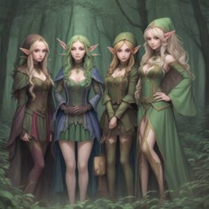Elfos - Lenda sombria - Descrição dos Elfos