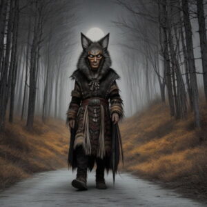 Capelobo - Lenda sombria - Descrição completa do Capelobo